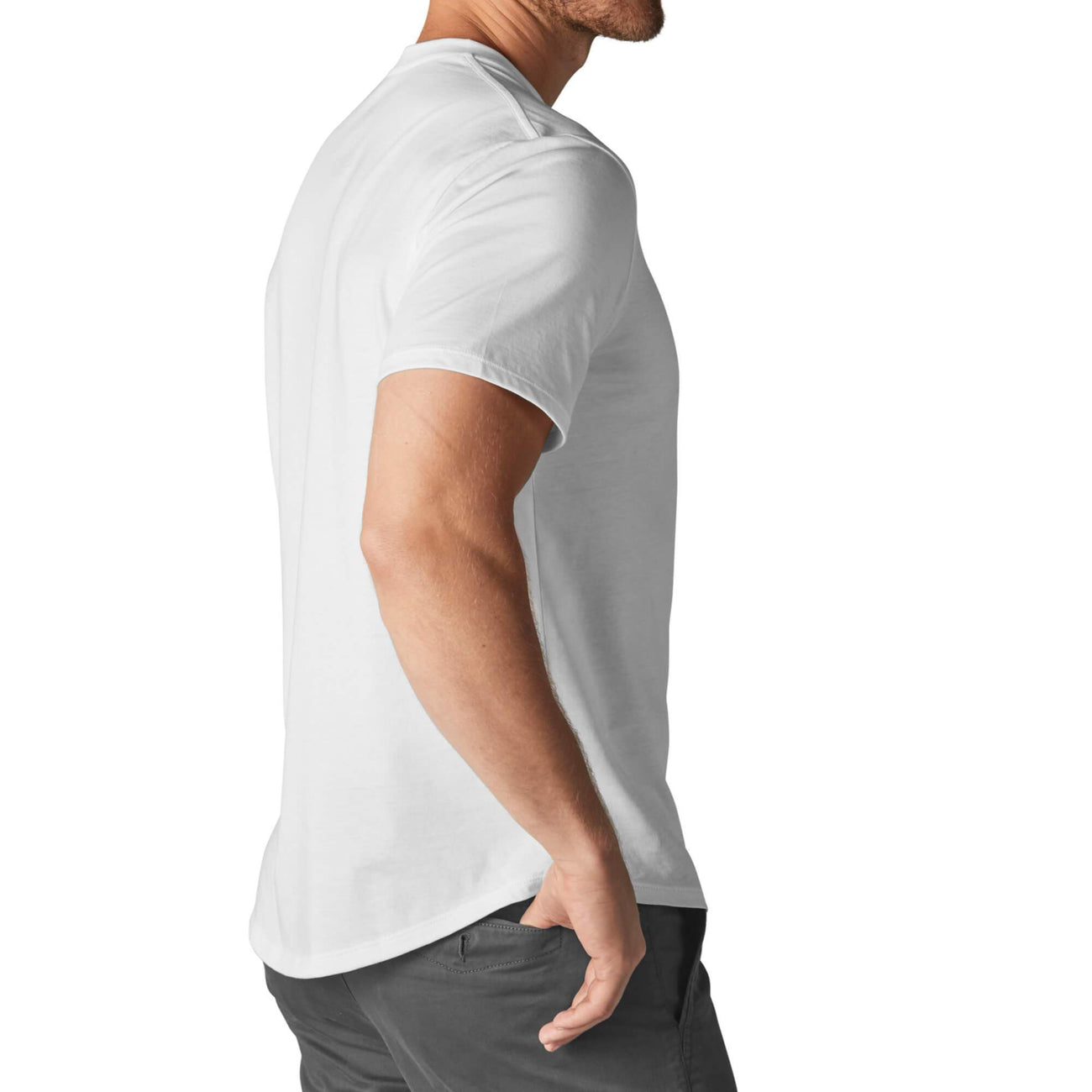 Feel Good™ Tees Pima Cotton Curved Hem